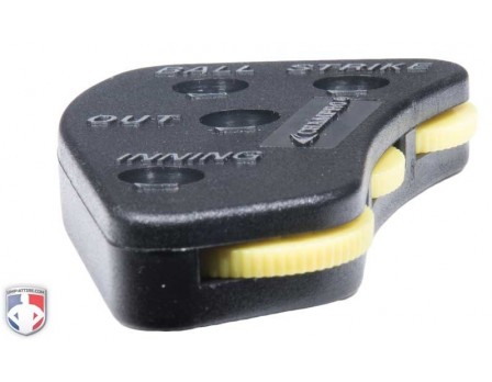 Champro Balls First 4-Dial Optic Yellow Plastic Umpire Indicator - 3/2 ...