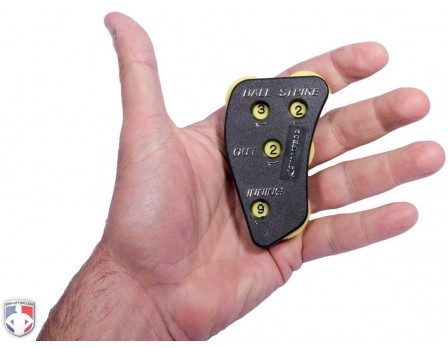 Champro Balls First 4-Dial Optic Yellow Plastic Umpire Indicator - 3/2 ...
