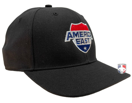 America East Conference (AE) Baseball Umpire Cap - Black | Ump Attire