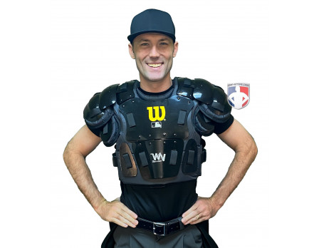 Wilson MLB West Vest Pro Gold 2 Memory Foam Umpire Chest Protector ...