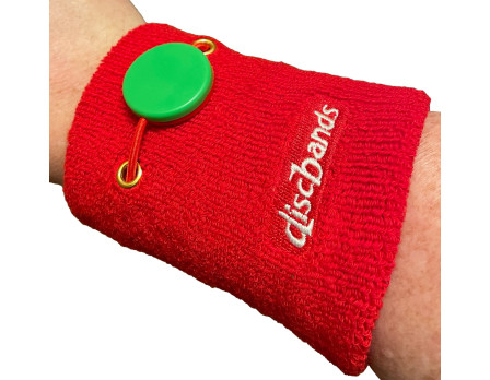 Discbands Wrestling Officials Alternate Choice Red and Green Wristbands ...