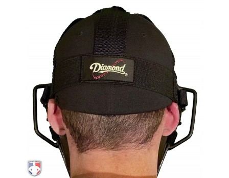 Diamond Matte Black Big League Aluminum Umpire Mask with Leather | Ump ...