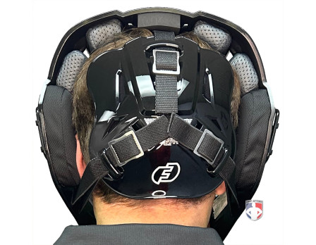 Force3 Black Defender XS3 Hockey Style Umpire Helmet | Ump Attire