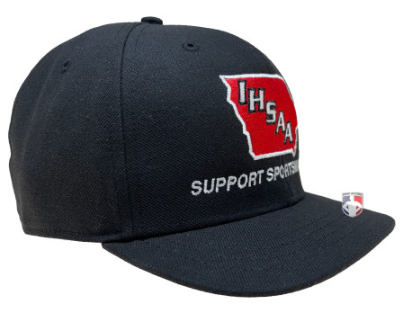 Iowa (IHSAA) Umpire Cap - Black | Ump Attire