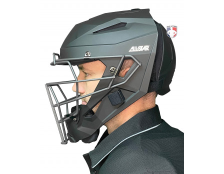 All-Star Matte Black MVP5 Umpire Helmet | Ump Attire