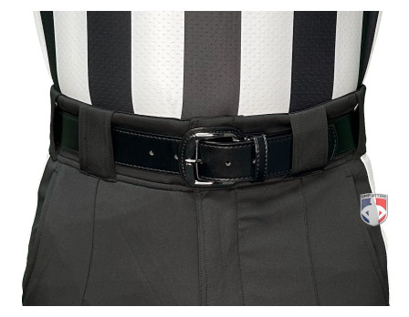 1 1/2" Mizuno Classic Leather Referee / Umpire Belt | Ump Attire