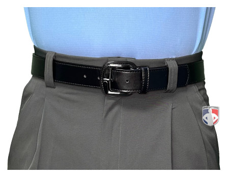 1 1/2" Mizuno Classic Leather Referee / Umpire Belt | Ump Attire