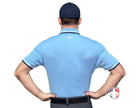 Mizuno Performance Short Sleeve Traditional Umpire Shirt - Powder Blue ...