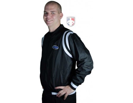 KHSAA Basketball Referee Jacket-Blk/Wht Shoulder Insets | Ump Attire
