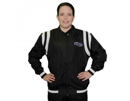 KHSAA Basketball Referee Jacket-Blk/Wht Shoulder Insets | Ump Attire