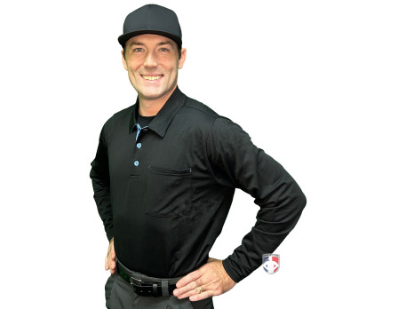 Smitty V3 Major League Replica Long Sleeve Umpire Shirt - Black with ...