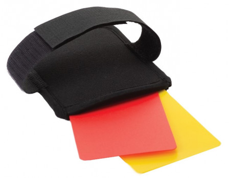 Referee Penalty Cards with Arm Strap | Ump Attire