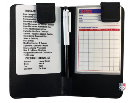 UMPLIFE XL Magnetic “Book” Style 6.5” Umpire Lineup Card Holder | Ump ...