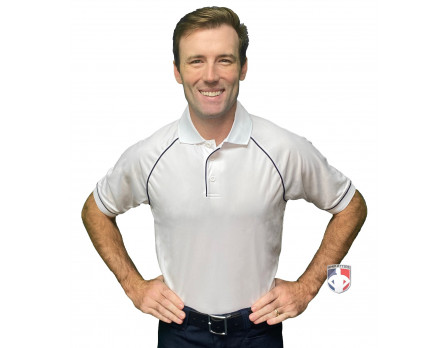 Smitty Men's Mesh Volleyball Referee Shirt - White | Ump Attire