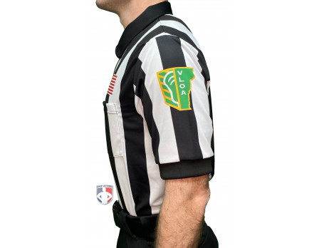 Vermont (VLOA) 2" Stripe Short Sleeve Referee Shirt | Ump Attire