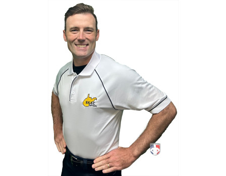 West Virginia (WVSSAC) Men’s Mesh Embroidered Volleyball Referee Shirt ...